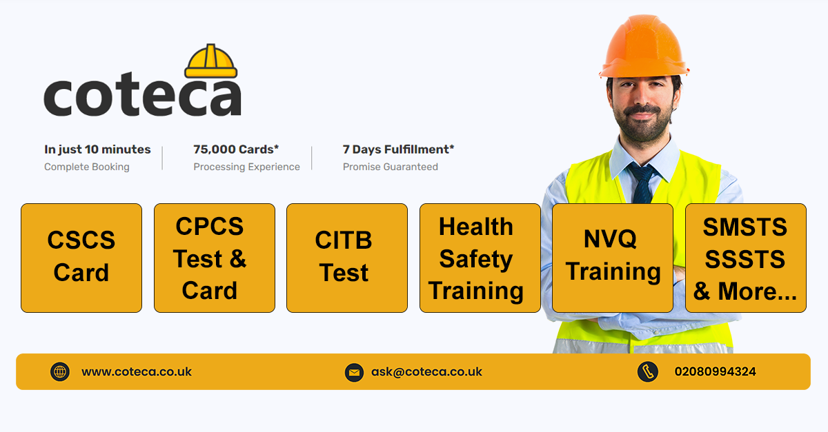 Coteca- Book GQA Cards, CSCS GQA Courses Online / Classroom